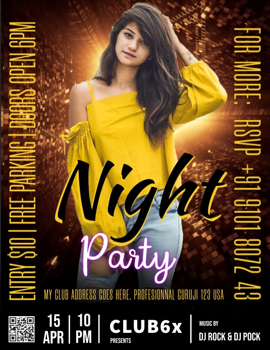 Copy of party flyer background social media advertise | PosterMyWall