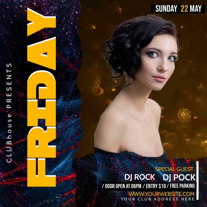 Copy of party flyer background social media advertise | PosterMyWall