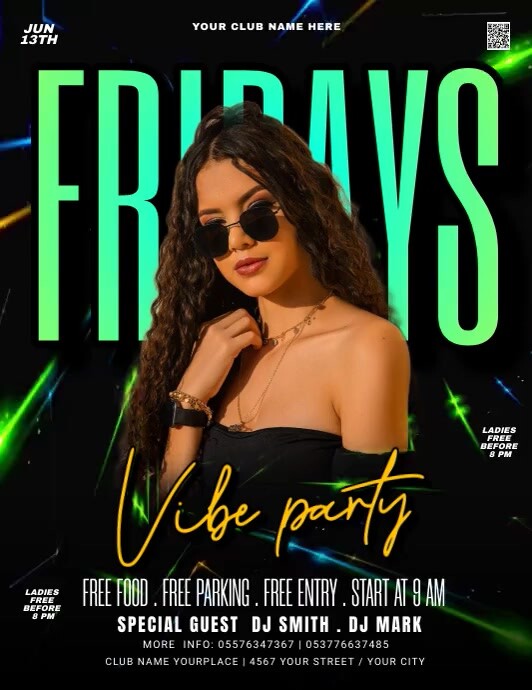 Party flyer Clubs & organizations Template | PosterMyWall