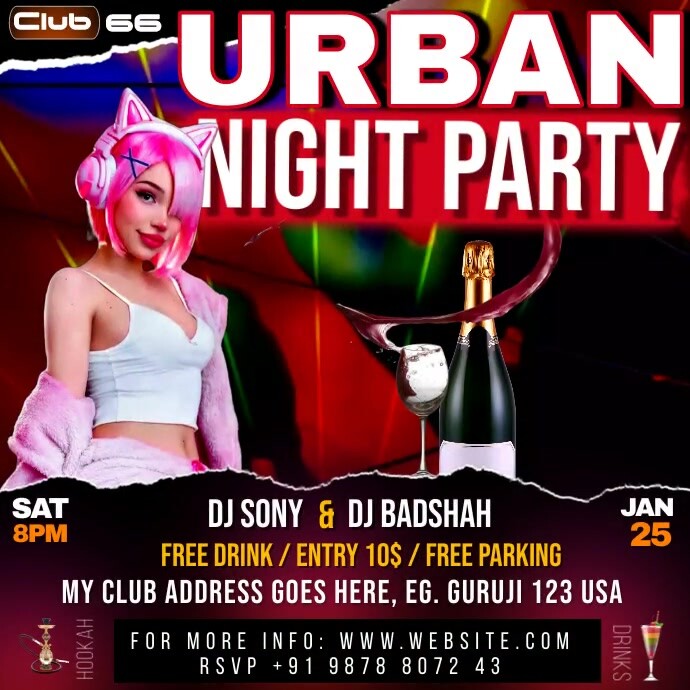 Party Flyer Template | PosterMyWall