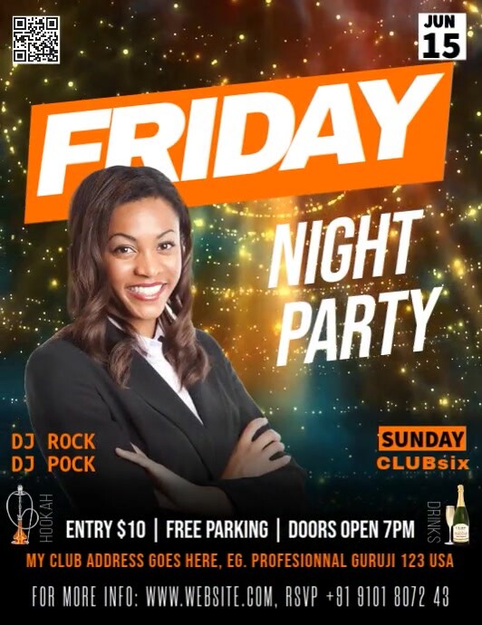 party flyer Template | PosterMyWall