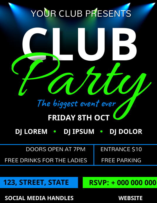 Party flyer Template | PosterMyWall