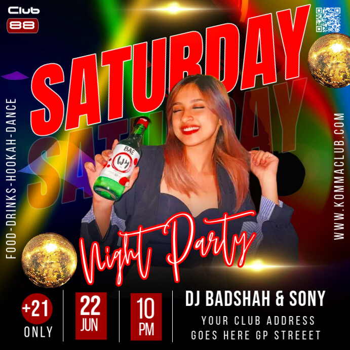 party flyer Template | PosterMyWall