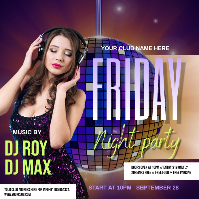 Party flyer Template | PosterMyWall