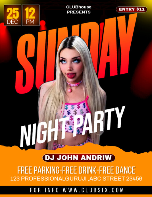 party flyer Template | PosterMyWall