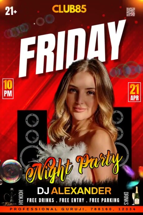 party flyer design Template | PosterMyWall