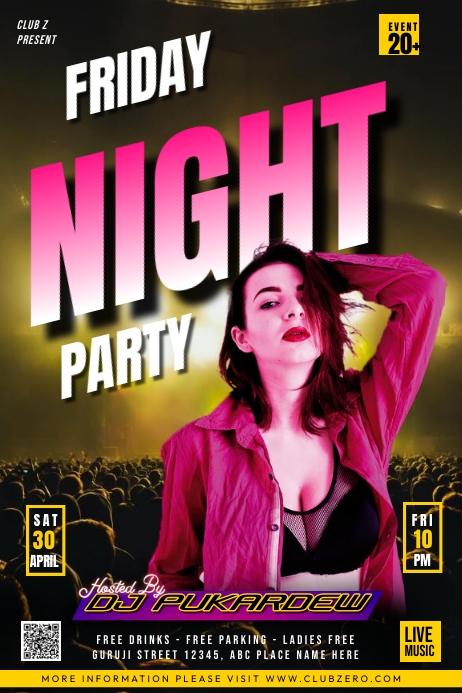 party flyer Template | PosterMyWall