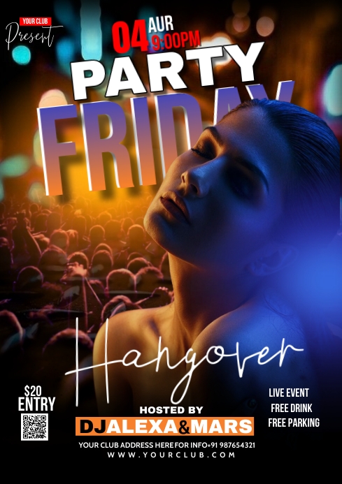 Party flyer Template | PosterMyWall