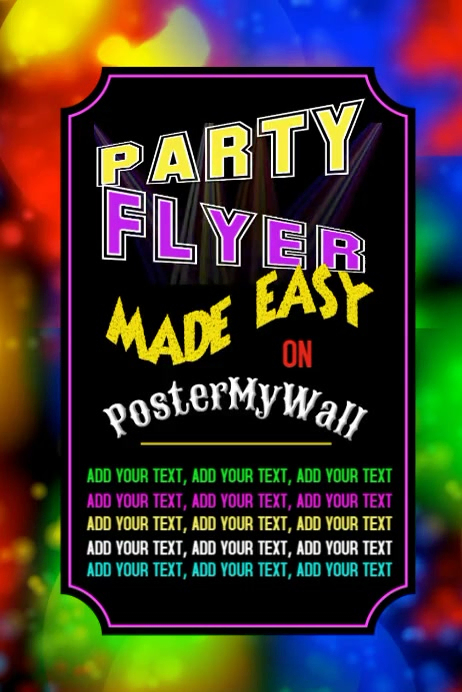 Party Flyer Template | PosterMyWall