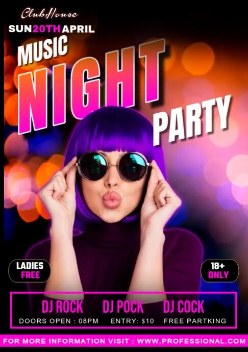 party flyer Template | PosterMyWall