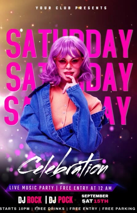 Party Flyer Template | PosterMyWall