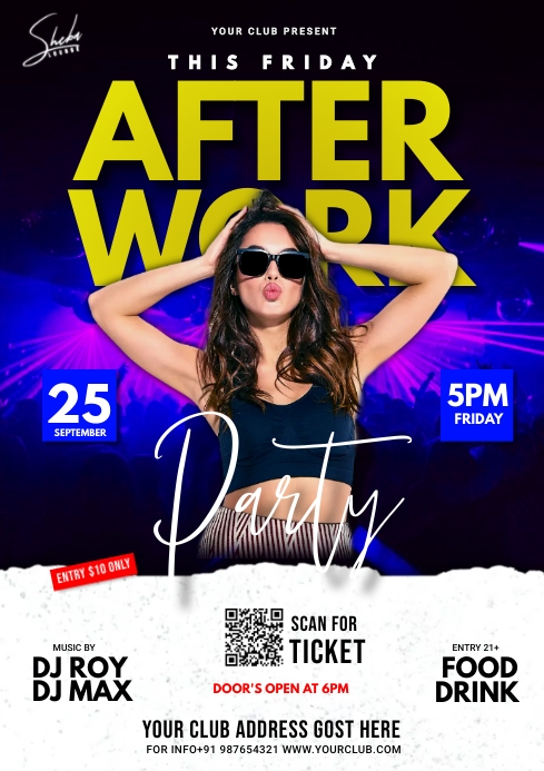 Party flyer Template | PosterMyWall
