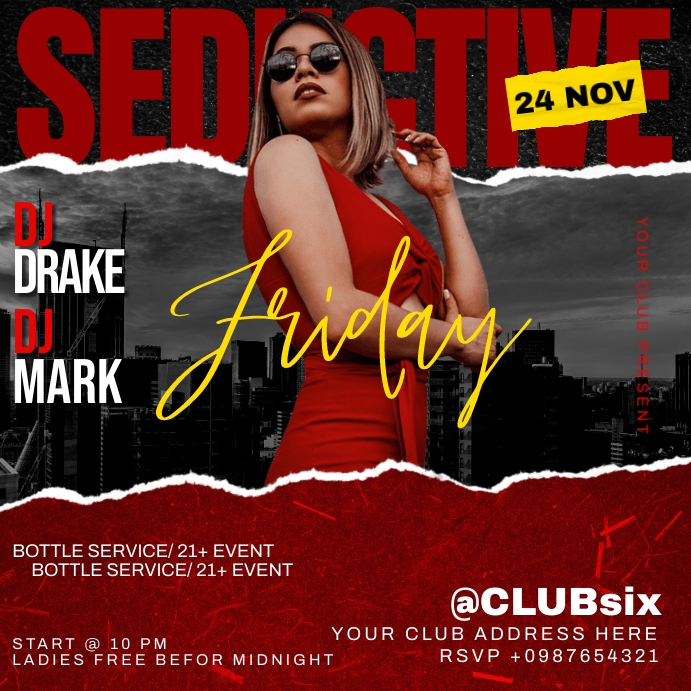 Party flyer Template | PosterMyWall