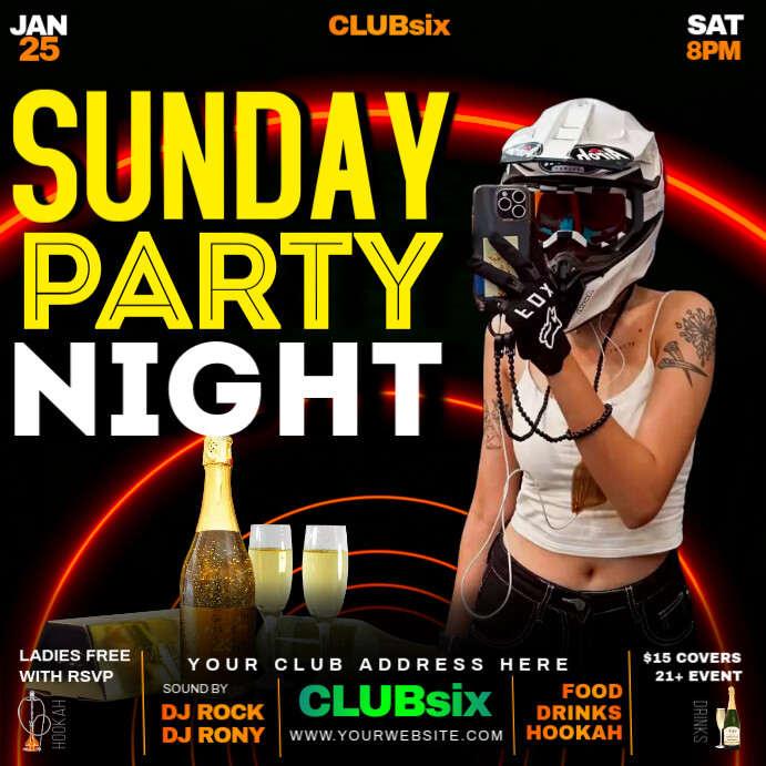 party flyer Template | PosterMyWall