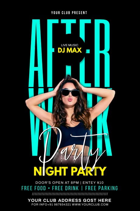 Party flyer Template | PosterMyWall