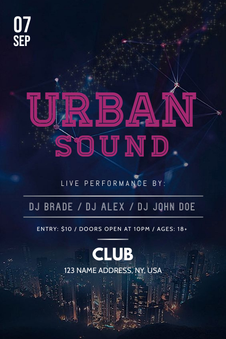 Party Flyer Template | PosterMyWall