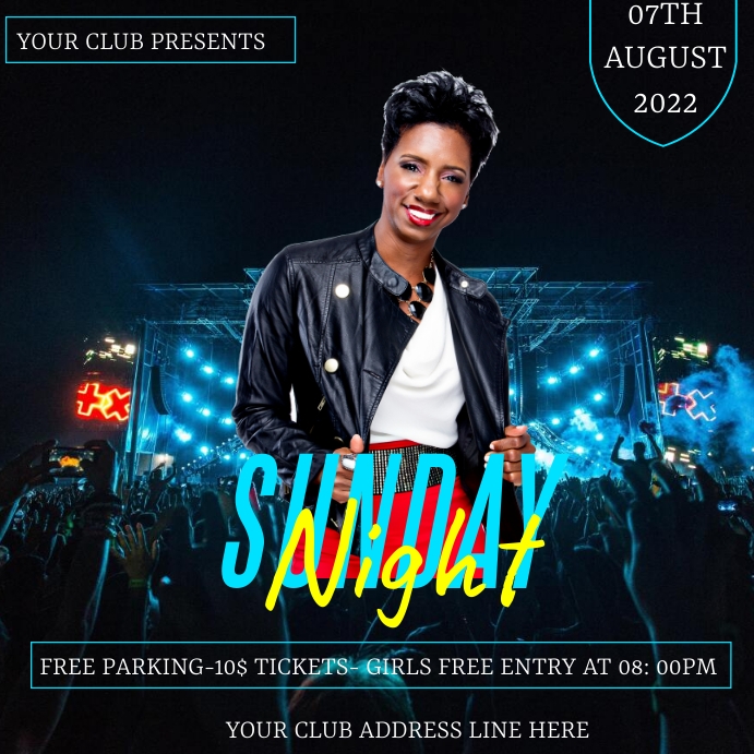 Sunday night Template | PosterMyWall