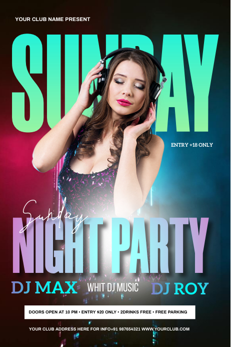 Party flyer Template | PosterMyWall
