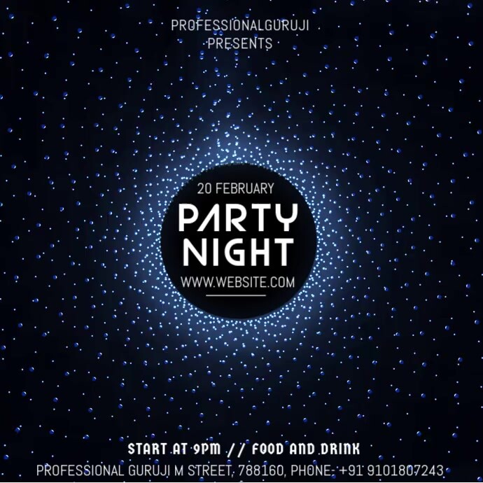 party flyer Template | PosterMyWall