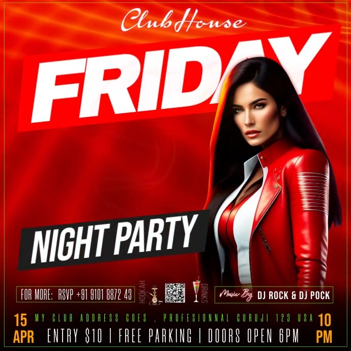 Plantilla de party flyer | PosterMyWall