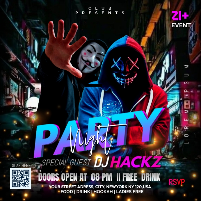 Copy of Party Flyer | PosterMyWall