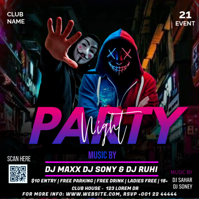 Copy of Party flyer | PosterMyWall
