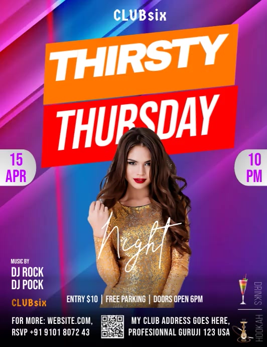 party flyer Template | PosterMyWall
