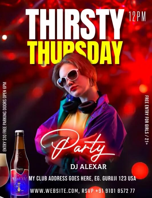 Party Flyer Template | PosterMyWall