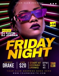 creative Saturday night party flyer Template | PosterMyWall