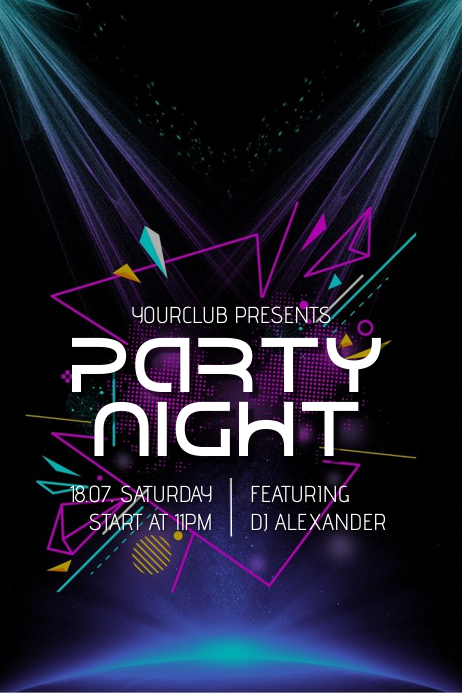 Party Flyer Template | PosterMyWall