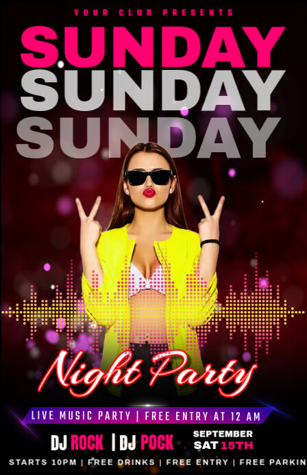 party flyer Template | PosterMyWall
