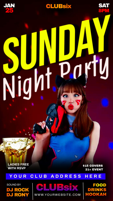 Copy of party flyer | PosterMyWall