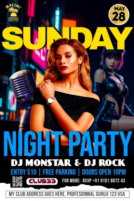 party flyer Template | PosterMyWall