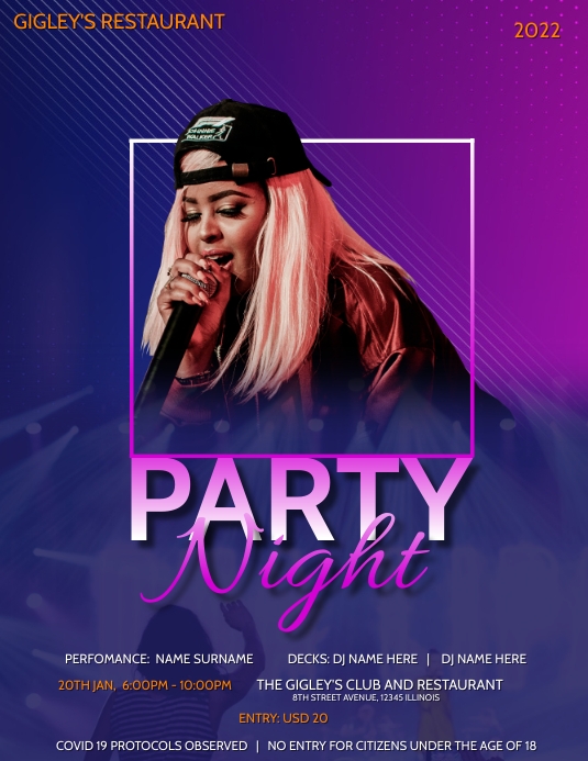 party flyer Template | PosterMyWall