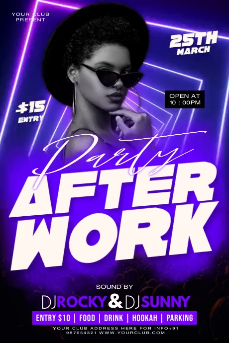 Party flyer Template | PosterMyWall