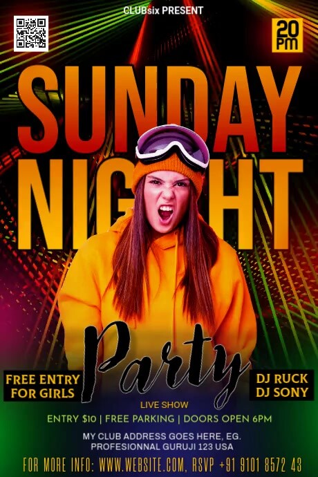 party flyer design Template | PosterMyWall