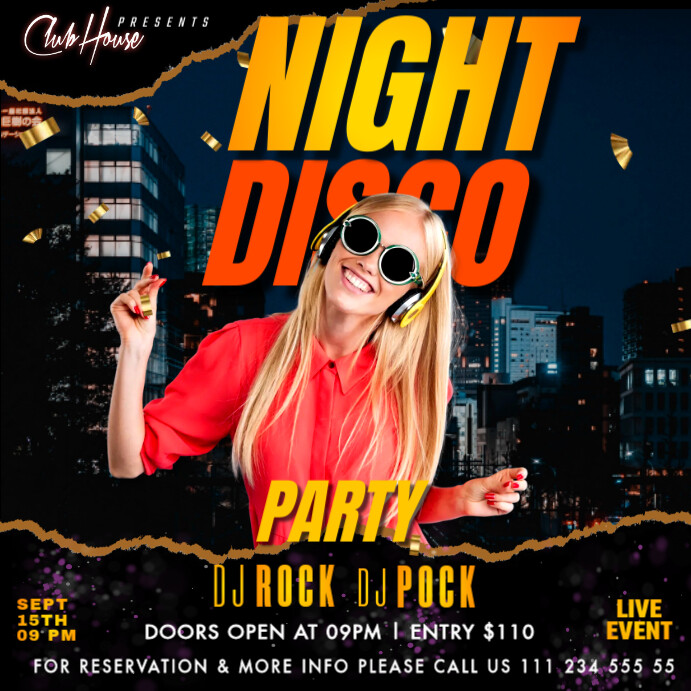 party flyer Template | PosterMyWall