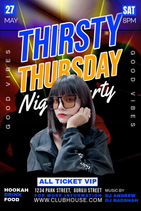 party flyer Template | PosterMyWall