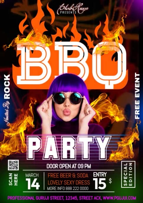 party flyer Template | PosterMyWall