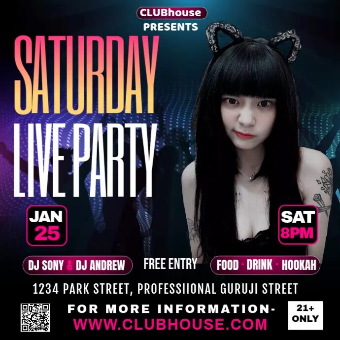 Party Flyer Template | PosterMyWall