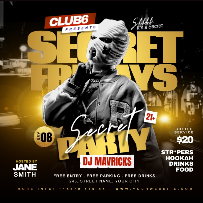 Party flyer Template | PosterMyWall