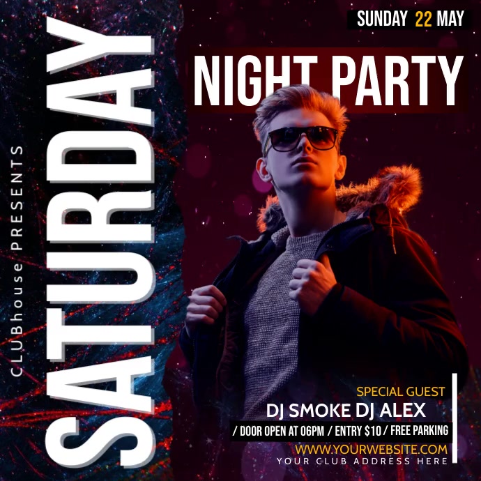 party flyer Template | PosterMyWall