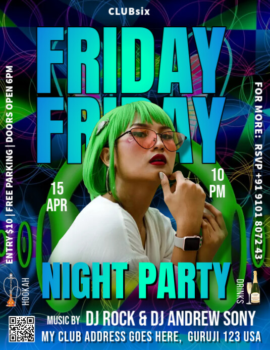 party flyer design Template | PosterMyWall