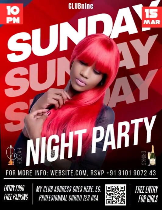 party flyer Template | PosterMyWall