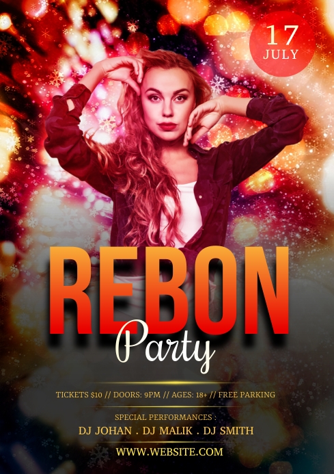 Party Flyer Template | PosterMyWall