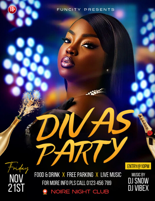 party flyer Template | PosterMyWall