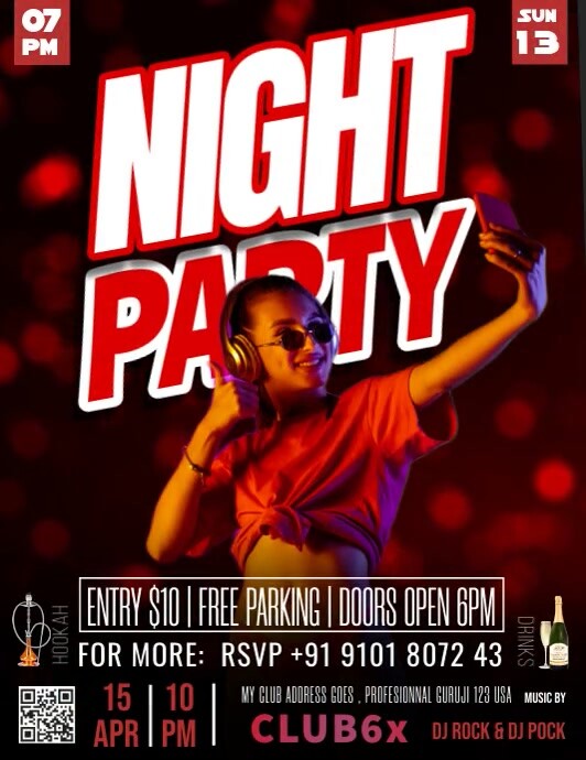 party flyer Template | PosterMyWall