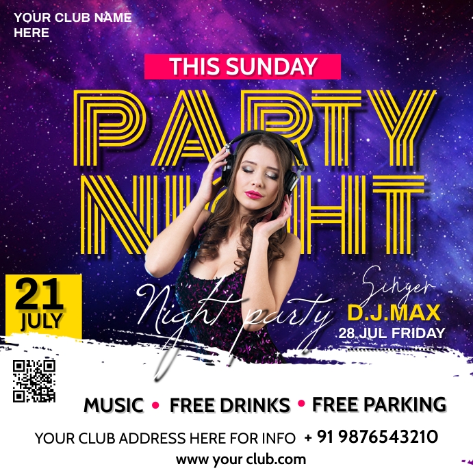 Party flyer Template | PosterMyWall