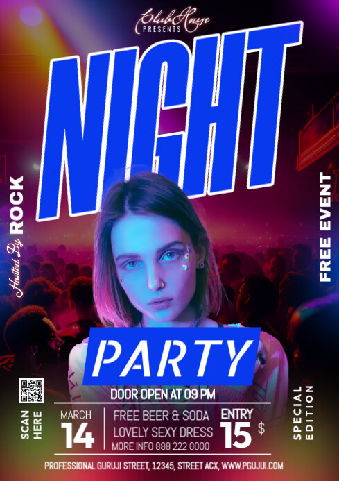 party flyer Template | PosterMyWall