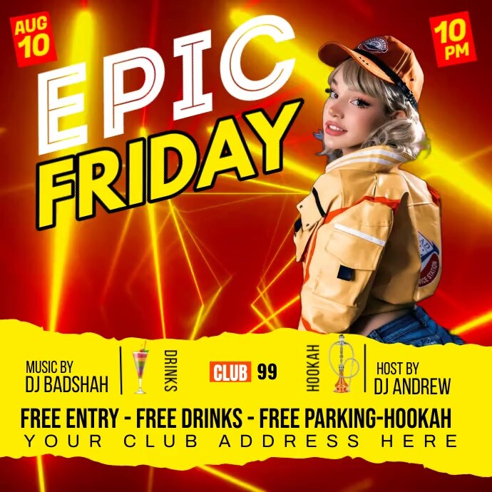 party flyer Template | PosterMyWall